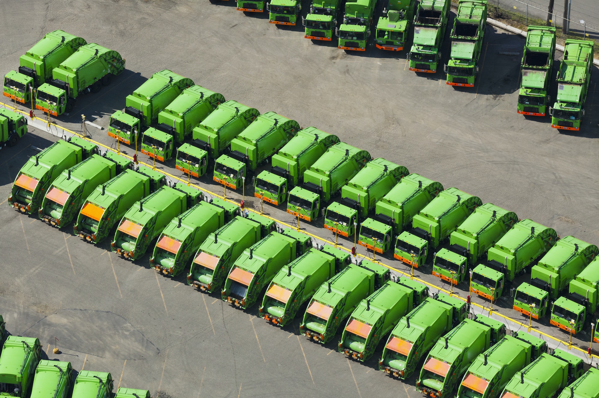 Garbage Truck Fleet – Trademark Waste Solutions